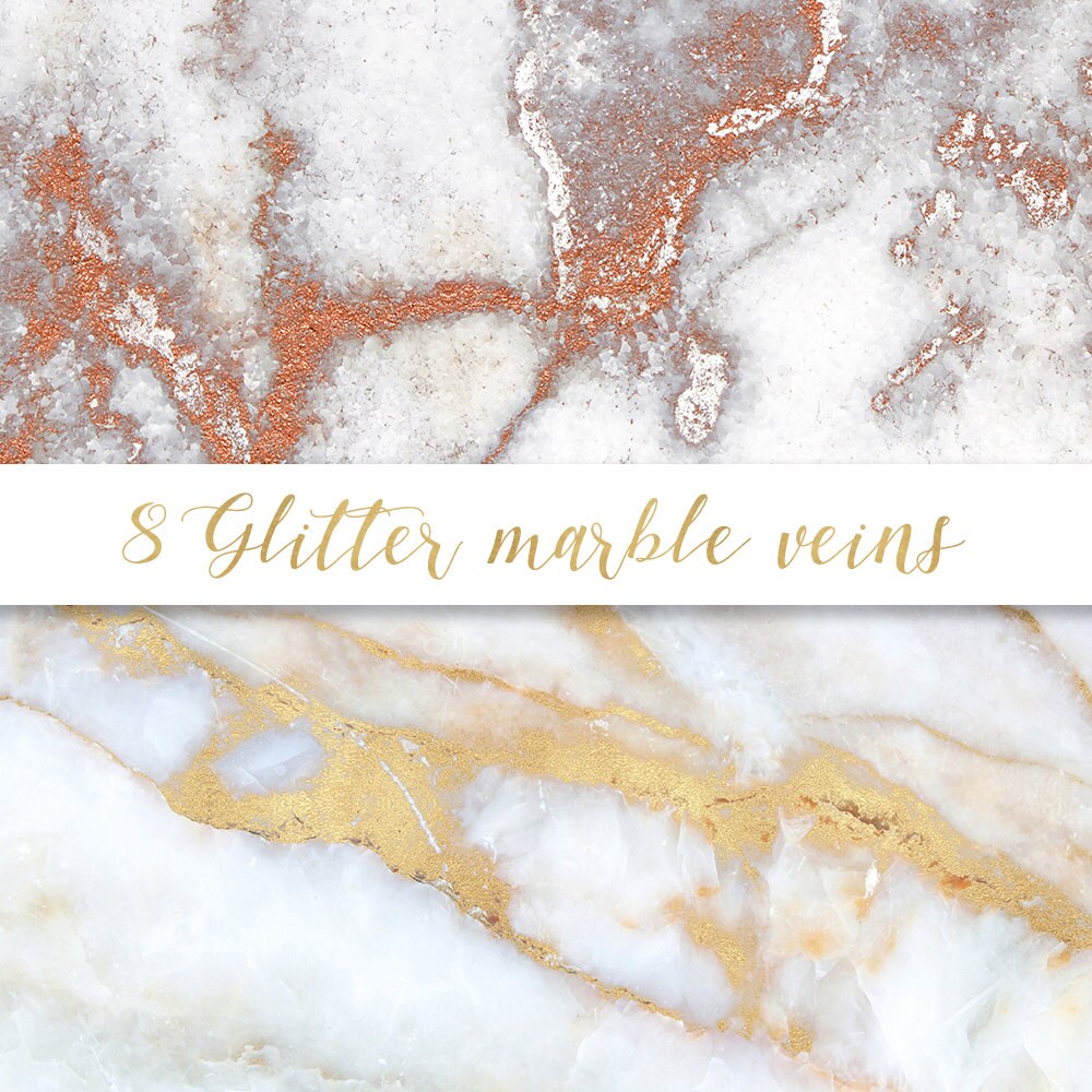 Glitter Marble Digital Paper Glitter Marble Paper Marble - Etsy