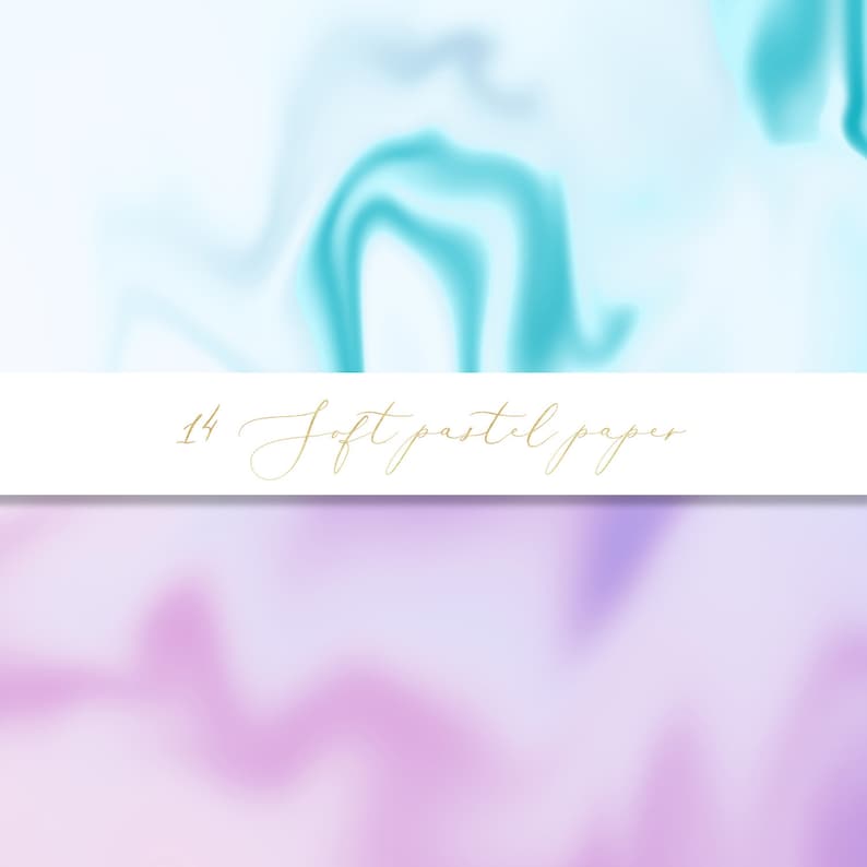 Soft Pastel Digital Paper Ombre Digital Paper Neutral Paper - Etsy