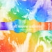 Bright Rainbow Watercolor Digital Paper Watercolour Texture - Etsy