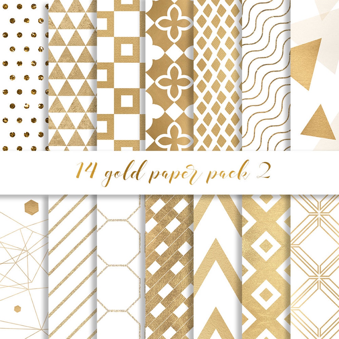 Gold Digital Paper 14, Gold Paper, Glitter Paper, Seamless Gold Paper ...