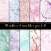 Colored Marble Digital Paper 2, Pink Marble Paper, Marble Paper, Marble ...