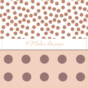 Modern Dots Digital Paper, Polka Dots Seamless Pattern, Confetti ...