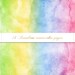 Rainbow Watercolor Digital Paper Ombre Background Rainbow - Etsy
