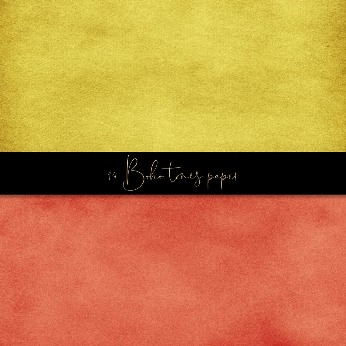 Boho Tones Digital Paper Rainbow Background Modern | Etsy