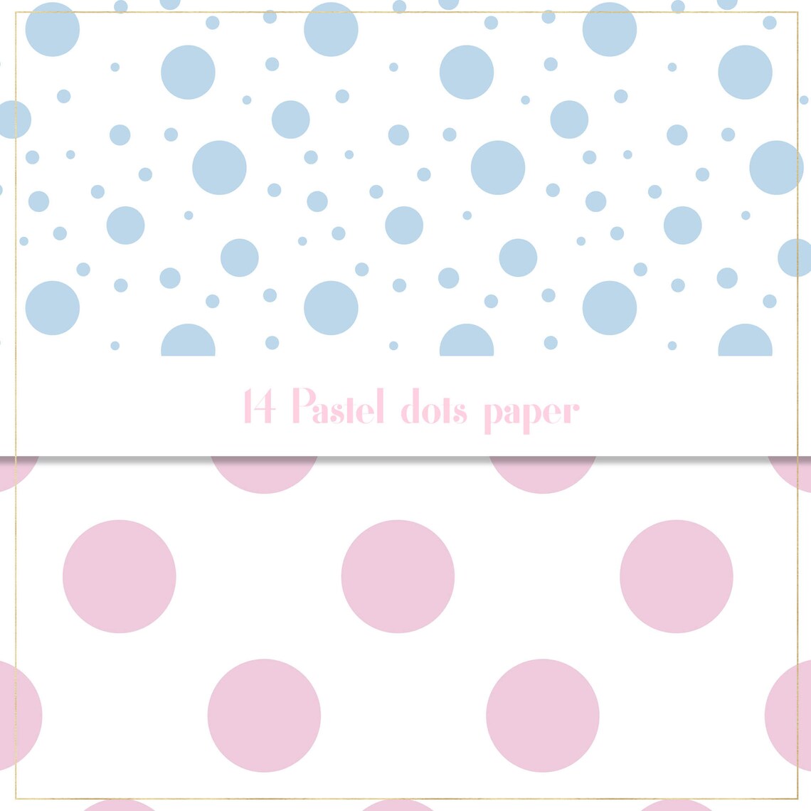 Pastel Dots Digital Paper Dots Pattern Pastel Polka Dots - Etsy