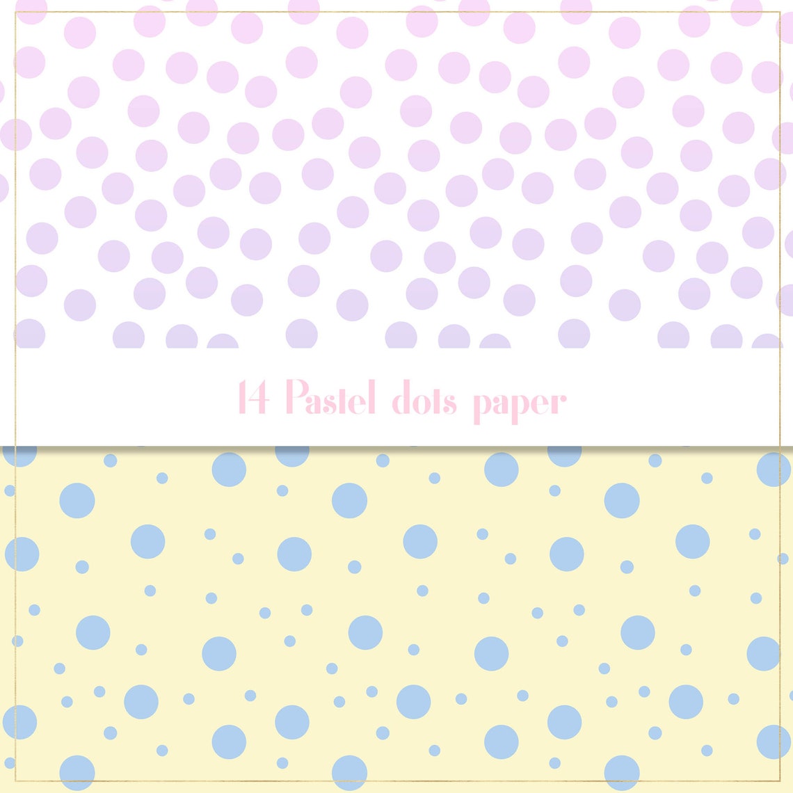 Pastel Dots Digital Paper Dots Pattern Pastel Polka Dots - Etsy