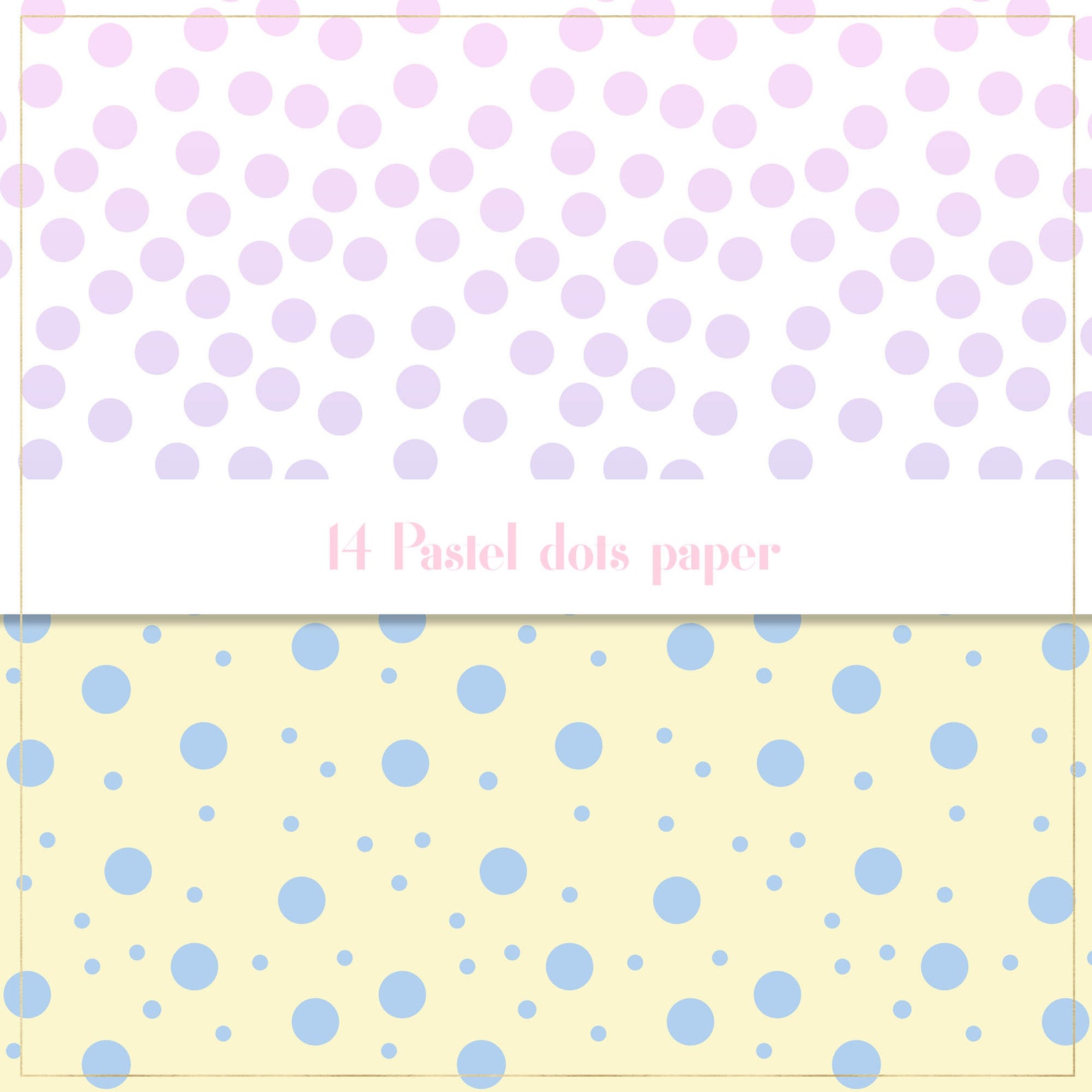 Pastel Dots Digital Paper Dots Pattern Pastel Polka Dots - Etsy