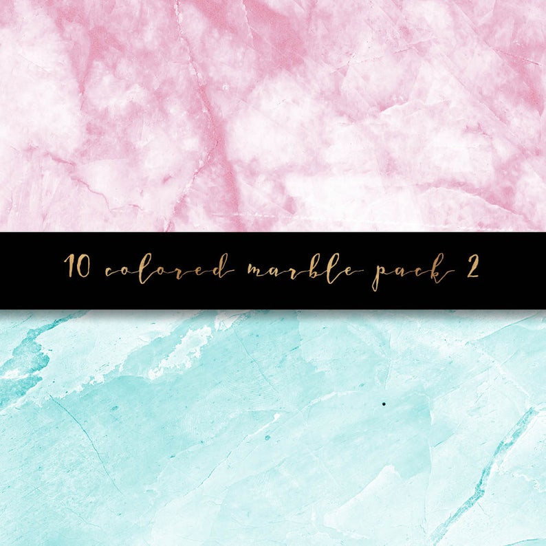 Colored Marble Digital Paper 2 Pink Marble Paper Marble - Etsy