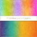 Rainbow Gradient Digital Paper, Rainbow Ombre Digital Paper, Gradient ...