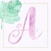Pink Watercolor Alphabet, Alphabet Clipart, Pink Alphabet, Font Clipart ...