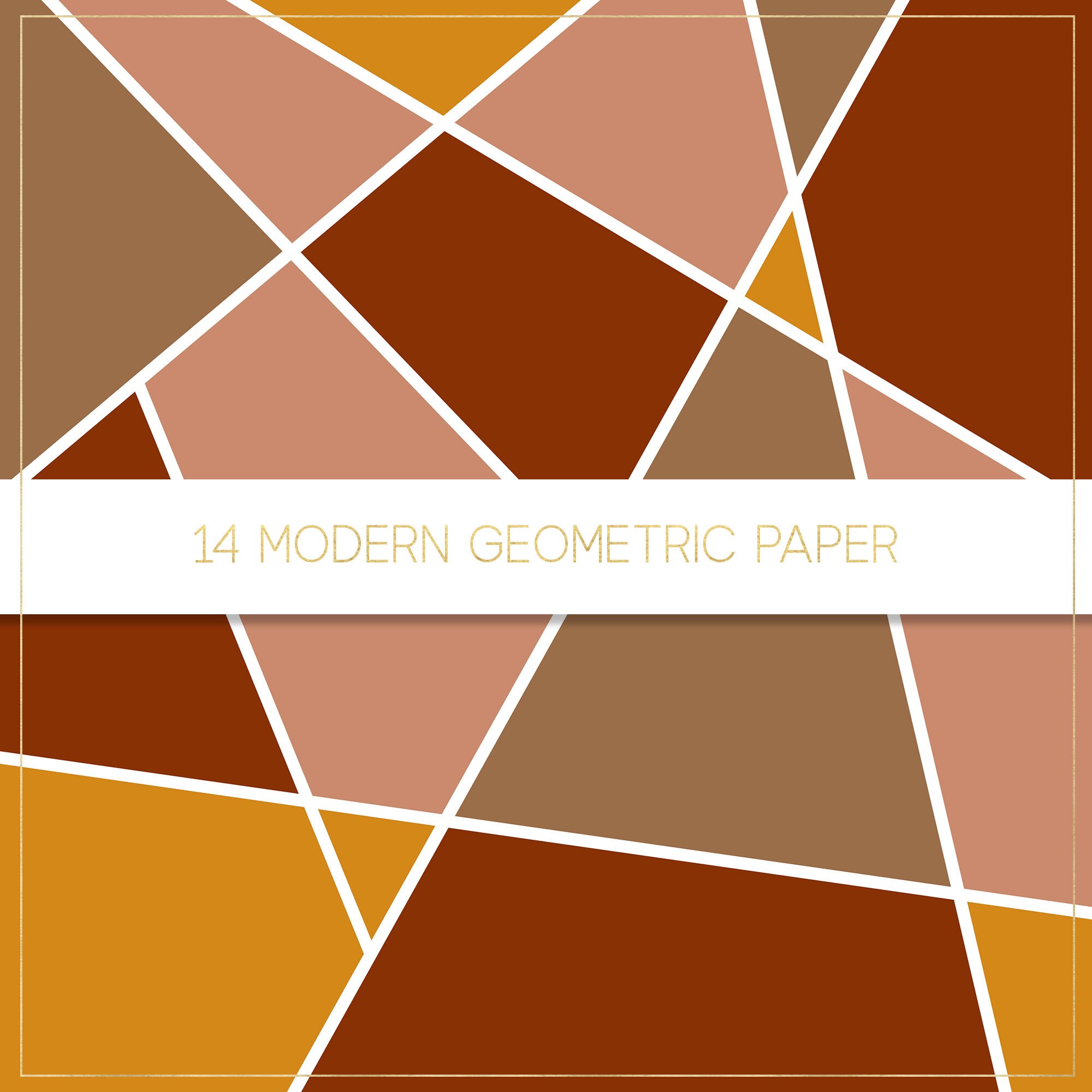 Modern Geometric Digital Paper Abstract Background Geometric | Etsy