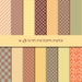 Autumn Patterns Digital Paper, Tartan Pattern, Autumn Plaid, Fall ...
