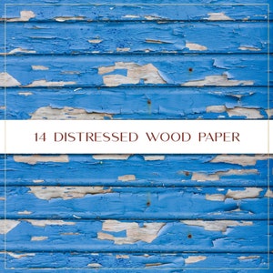 Distressed Wood Digital Paper, Rustic Wood Texture, Old Wood Paper ...