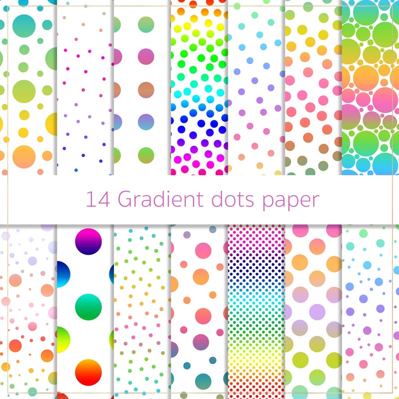 Polka Dot Paper - Etsy