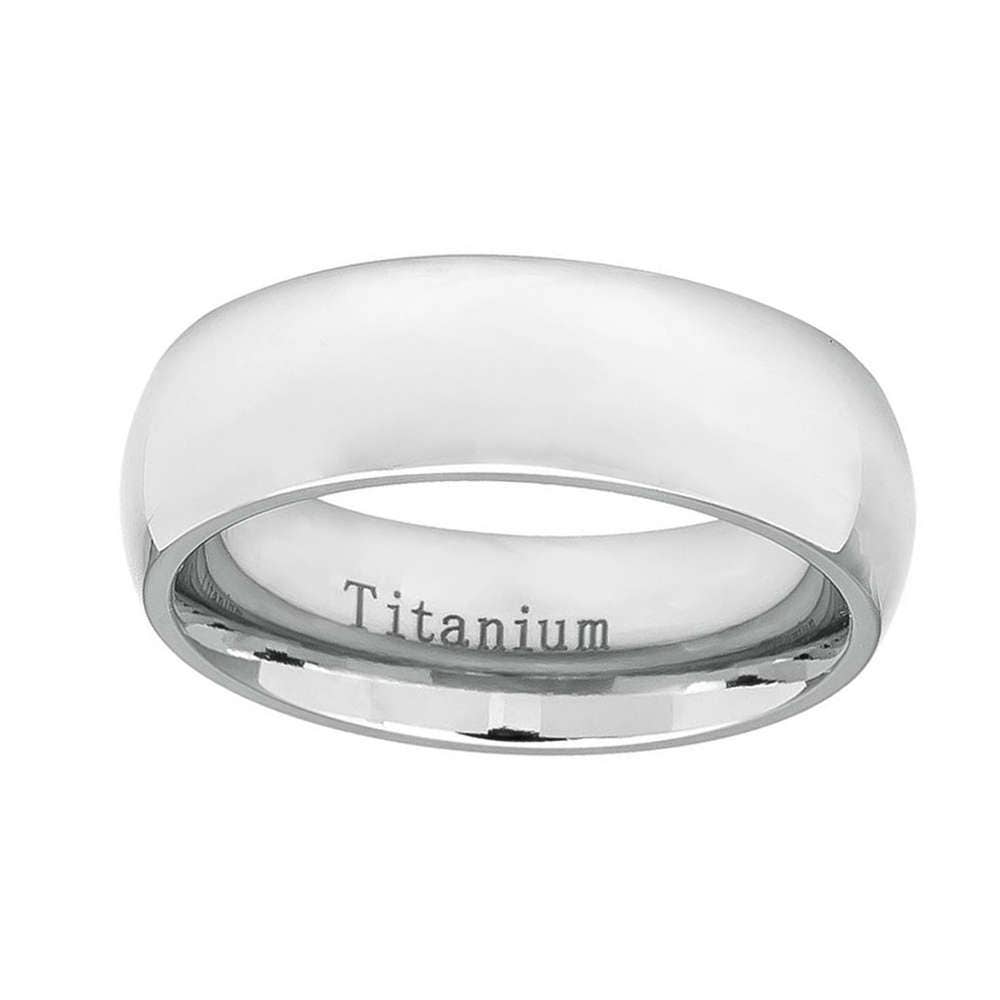 Personalized Outside Inside Custom Engraving Titanium Wedding | Etsy