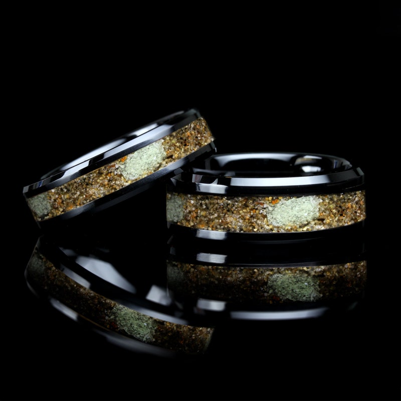 Glowing Couple Rings - Etsy