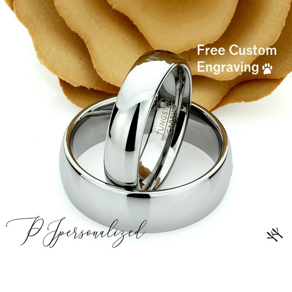 Lovers ring tungsten carbide store