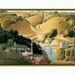 Notecard Grant Wood Vintage Image/ Mid Century/ Stone City Iowa ...