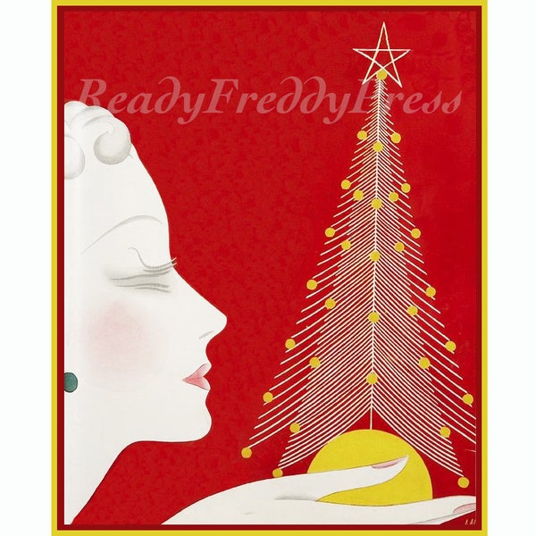 Vintage Holiday Card - Etsy