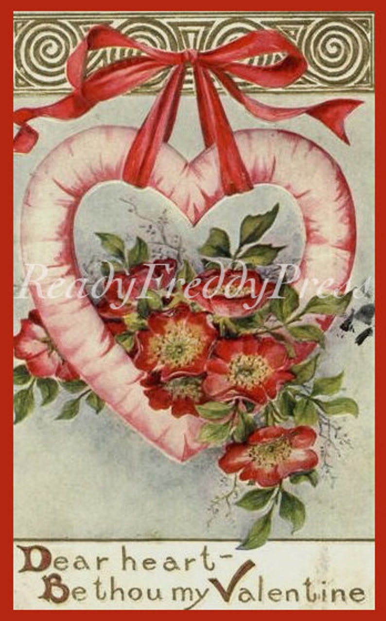 Victorian Valentine Cards/ Vintage Images/ Love/ Romance/ Friendship ...