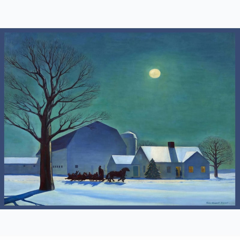 Scenic Snow Scene Cards - Etsy