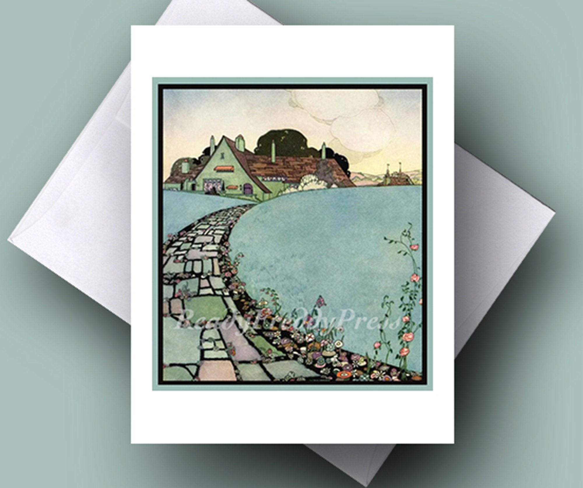 Notecards Country Cottage/ Vintage Images, Art Deco/ 1920s/bungalows ...
