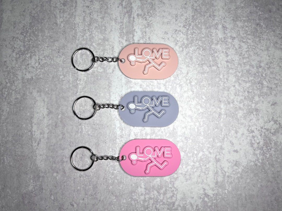 Love Tennis Keychain, Tennis Keyring, Tennis Player Keychain, Gift for ...