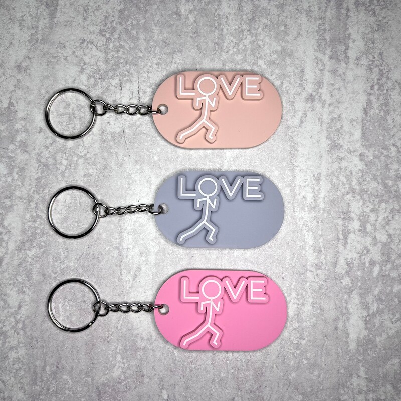 Running Keychain - Etsy