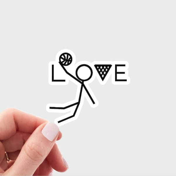 Basketball Stickers - Etsy