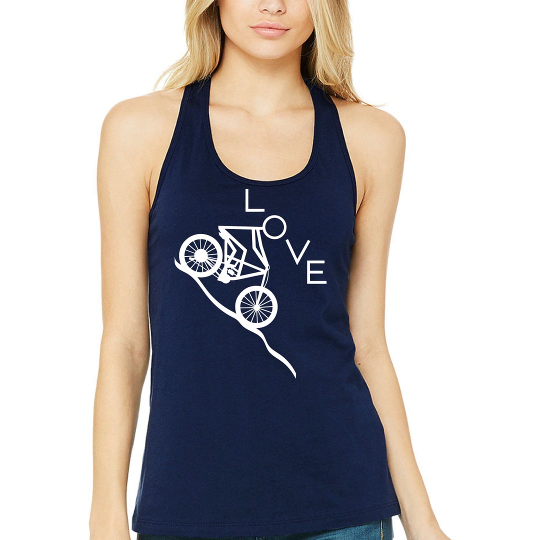 Women's Mountain Biking Tank Top, Mountain Biker Shirt, Mountain Bike ...