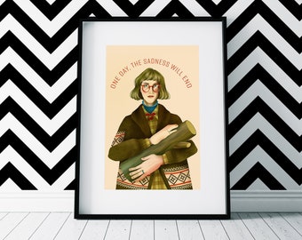 TWIN PEAKS Log Lady - Etsy
