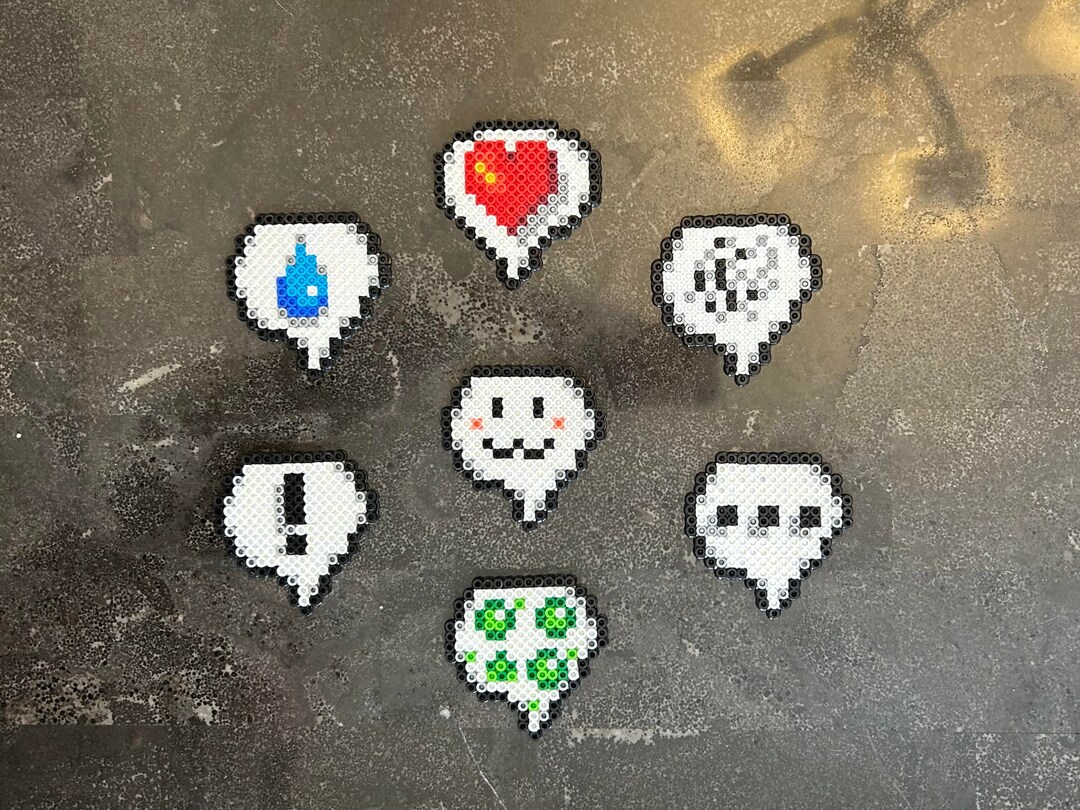 Stardew Valley Inspired Player Emotes Perler Bead Melty Bead - Etsy