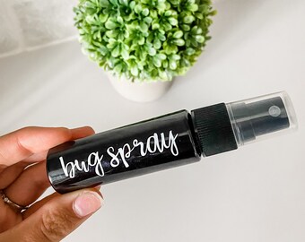Bug Spray Labels, Roller Bottle Labels, and Sets Stickers Decals - Etsy