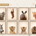 Jungle Theme Nursery, Zoo Animal Prints for Nursery, Safari Nursery ...