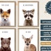 Be Brave Be Kind Animal Art Nursery, Woodland Baby Animals Nursery ...