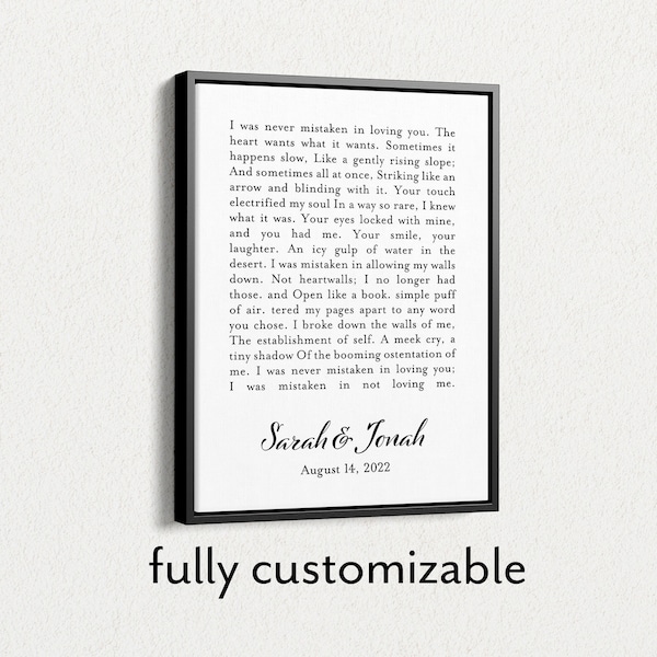 Engagement Poem - Etsy