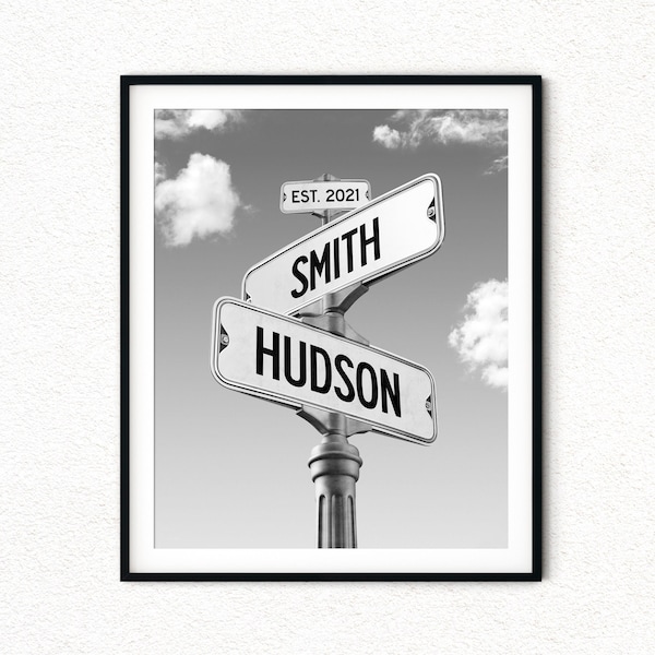 Wedding Street Sign - Etsy