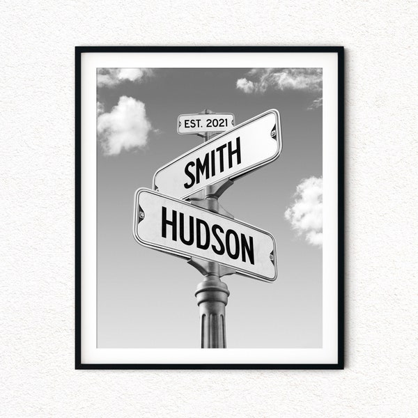 Wedding Street Sign - Etsy