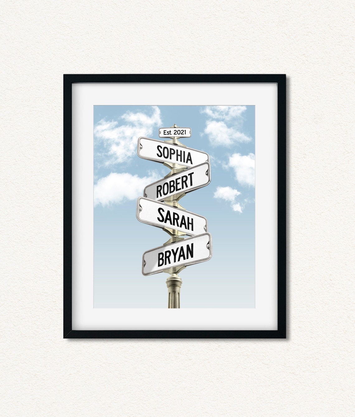 Personalized Family Sign for Wall With Names Multi Names - Etsy