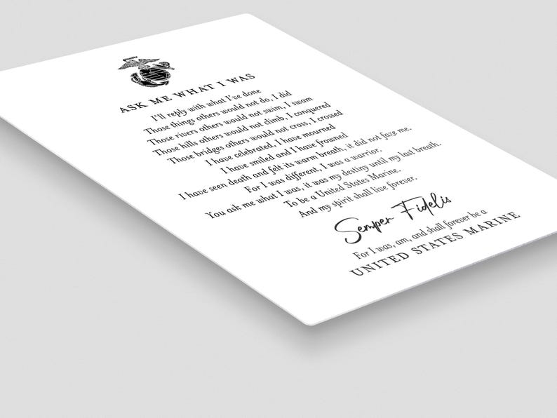USMC Marine Corps Hymn Metal Print: Eagle, Globe, Anchor - Military ...