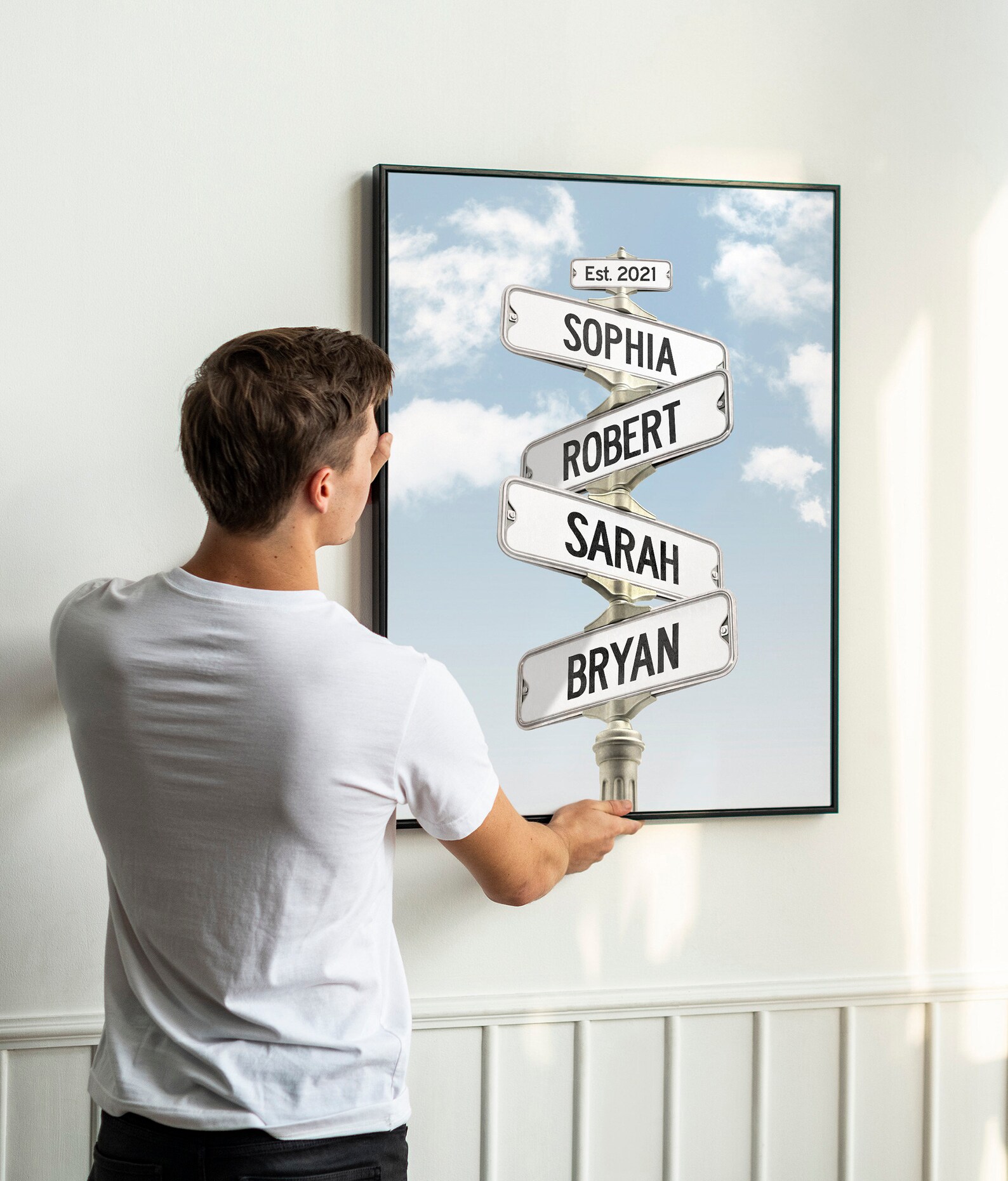 Unique Family Street Sign With Children Names Personalized | Etsy