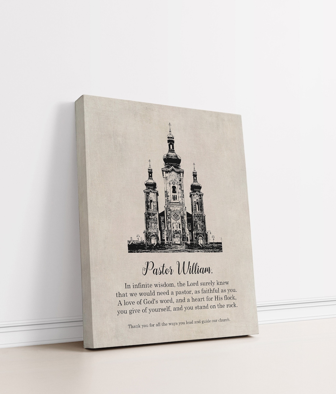 Personalized Church Photo Gift: Priest Appreciation, Ordination ...