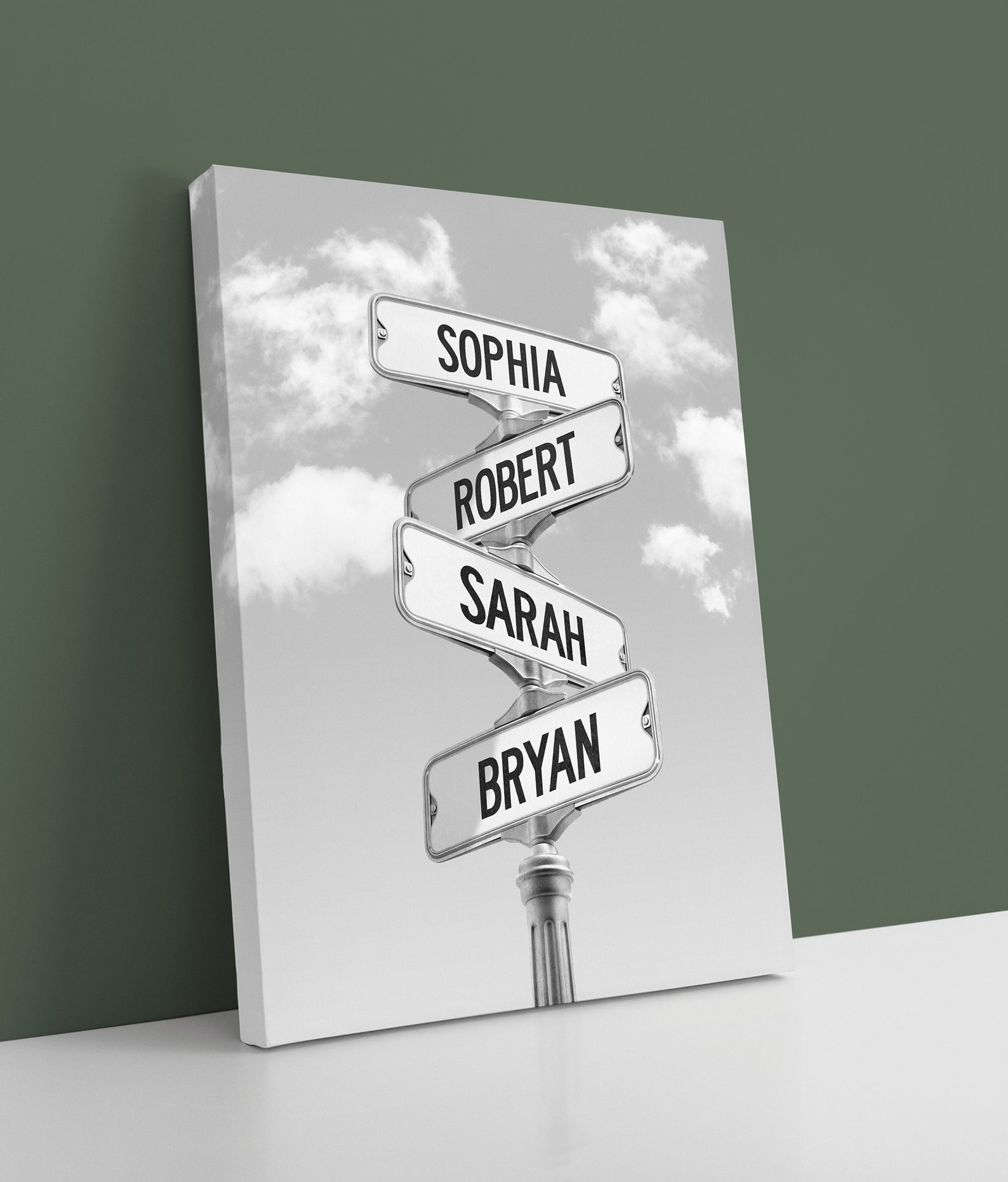 Custom Family Sign for Home With Names Family Street Sign | Etsy