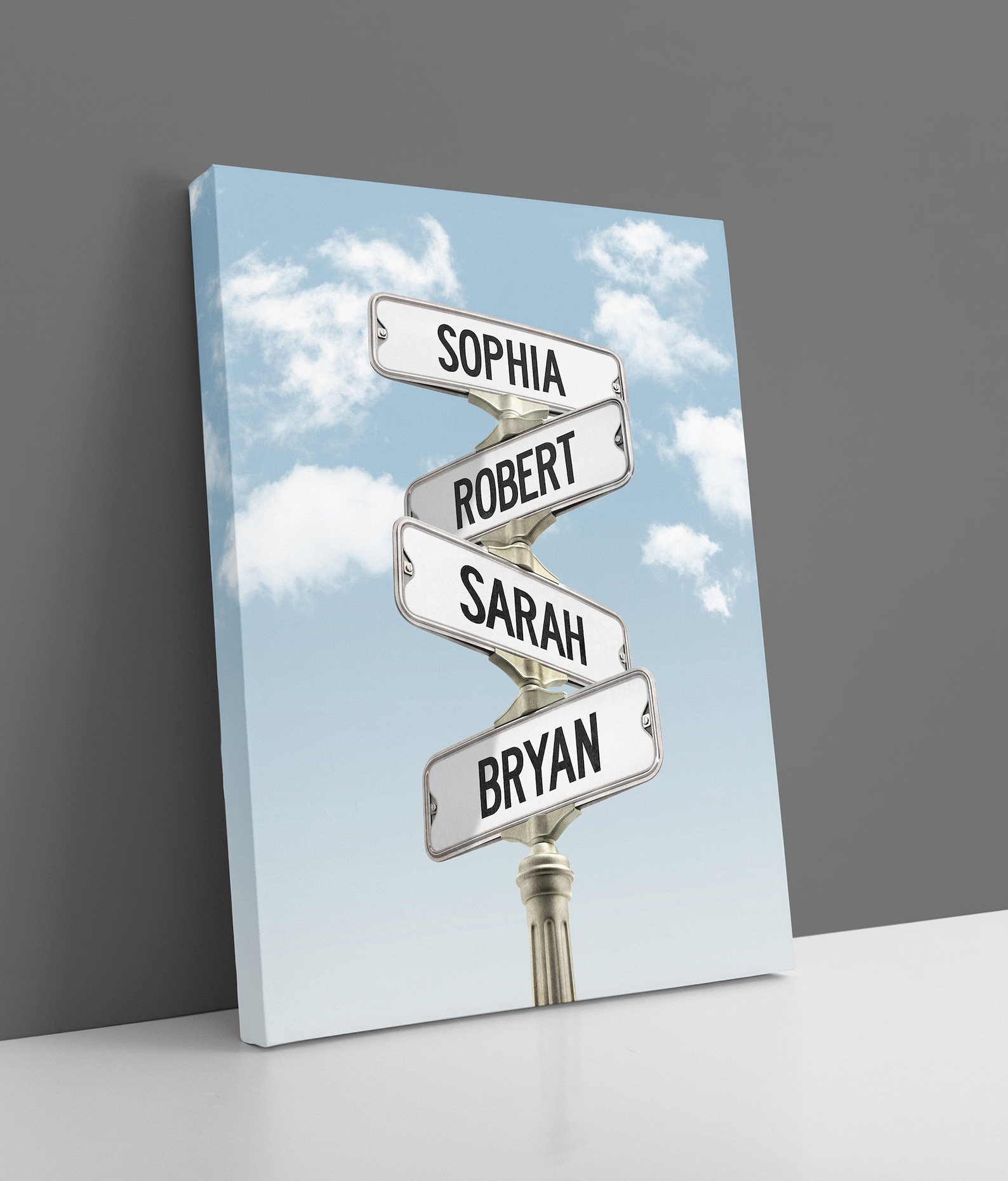 Personalized Family Sign for Wall With Names Multi Names - Etsy