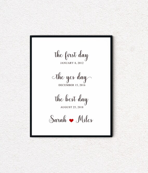 First Day Yes Day Best Day Sign Engagement Gift For Best Etsy first-day-yes-day-best-day-sign-engagement-gift-for-best-etsy