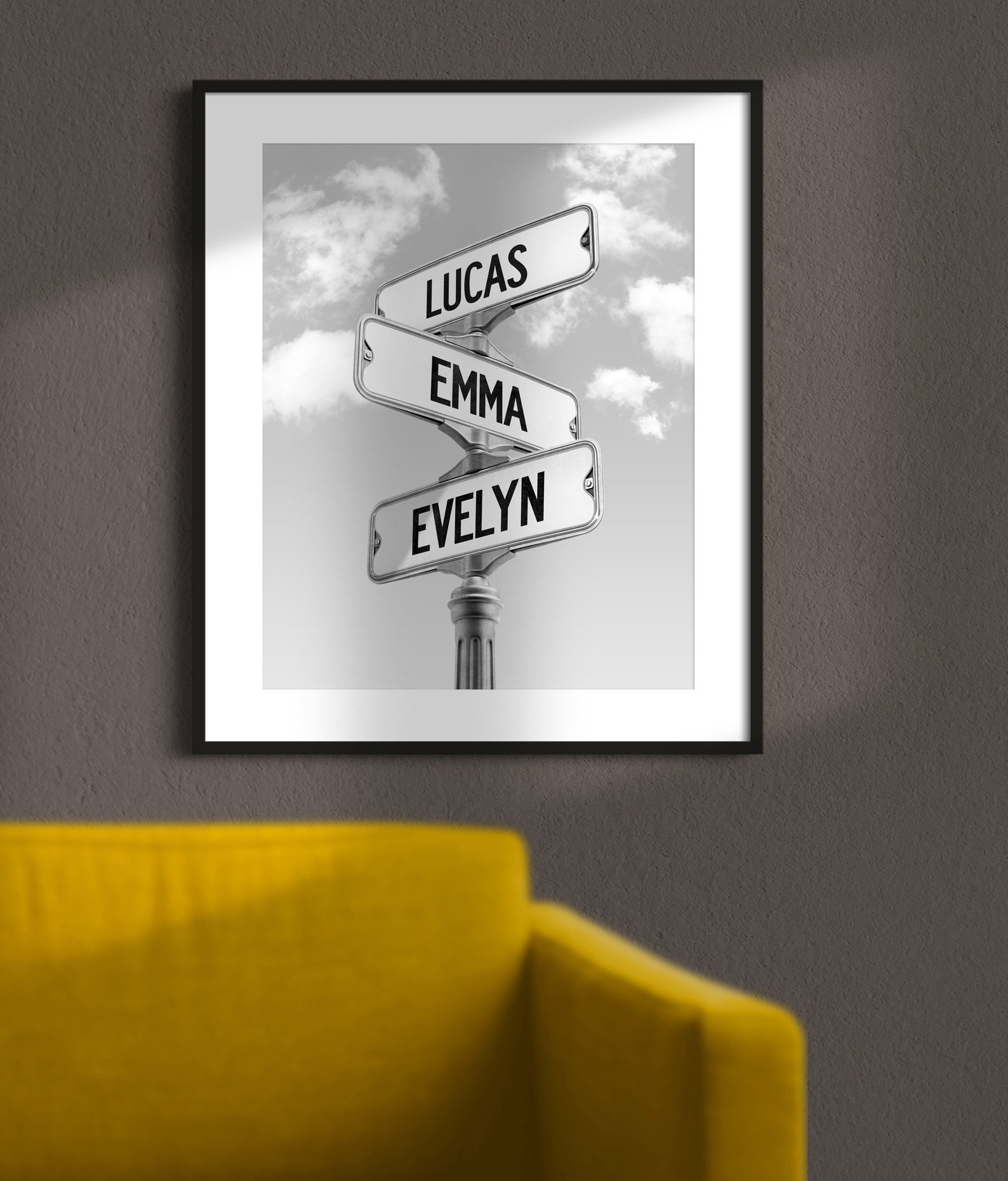 Custom Family Sign for Home With Names Family Street Sign | Etsy