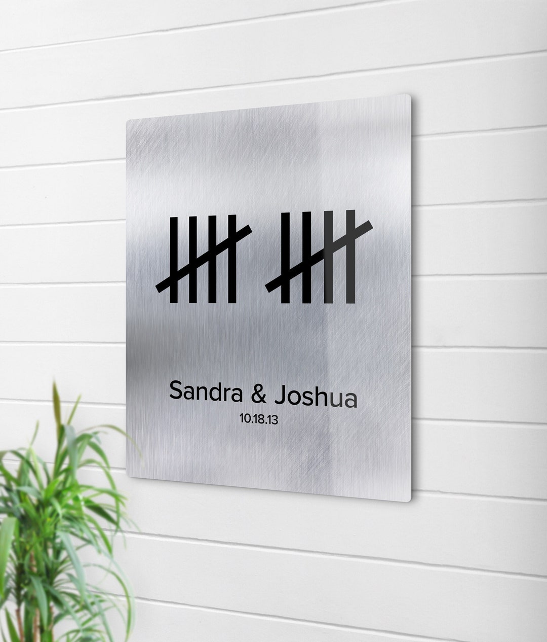 Unique Tally Mark Anniversary Gift for 10 Year or Any Other Year ...