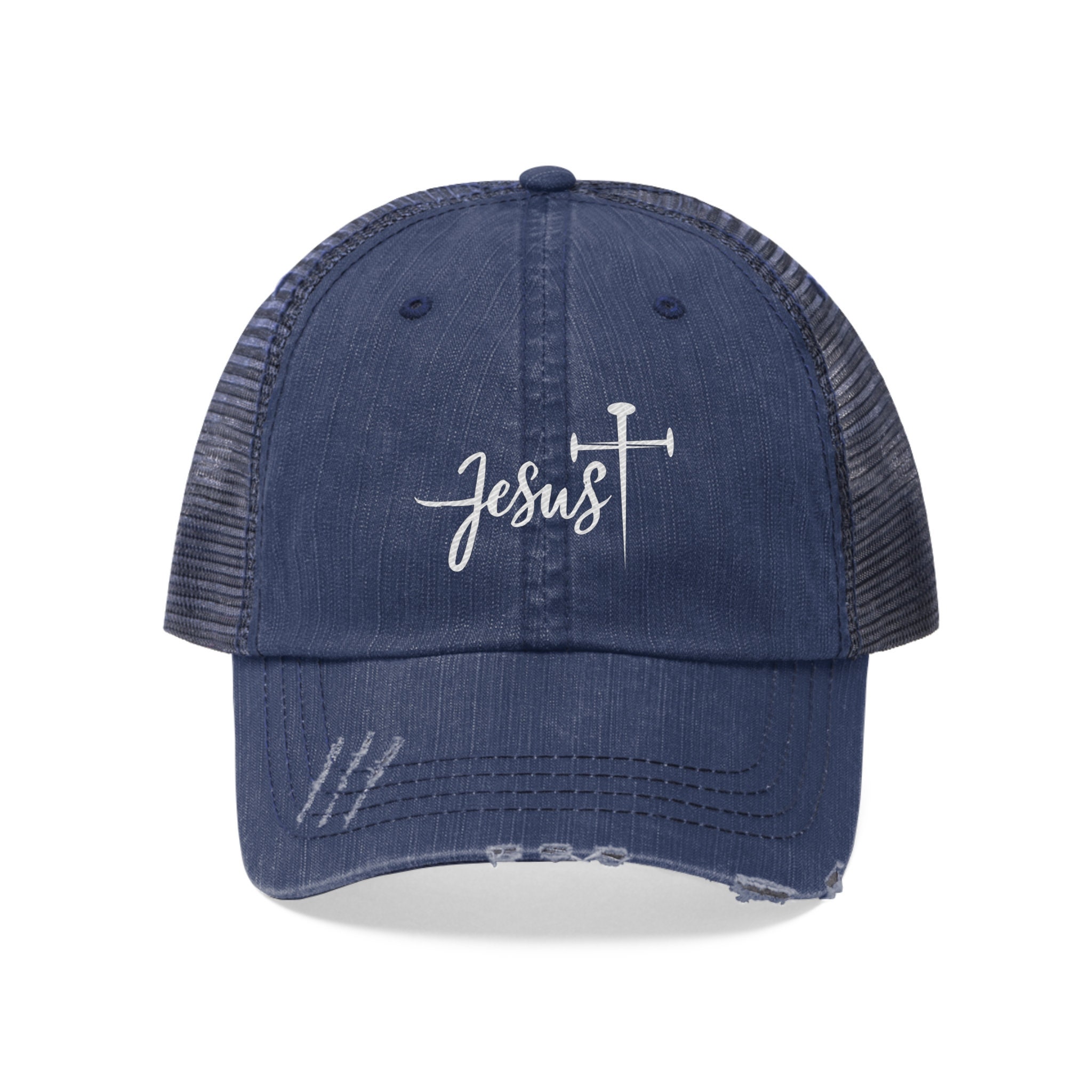 JESUS Trucker Ball Cap Hat/bible/christian/baseball Cap - Etsy