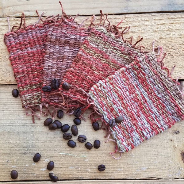 Hand Woven Coasters - Etsy