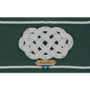 Handcrafted Nautical Decor-ocean Plait/decorative Knots/rope Wall Art ...